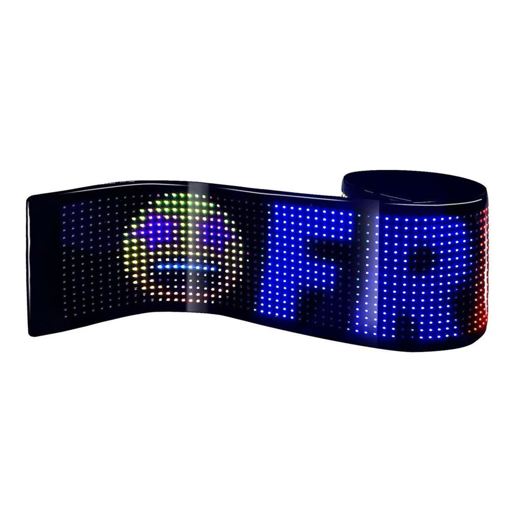 LED-matrix flex-display - kan tilpasses - styres med app og fjernbetje