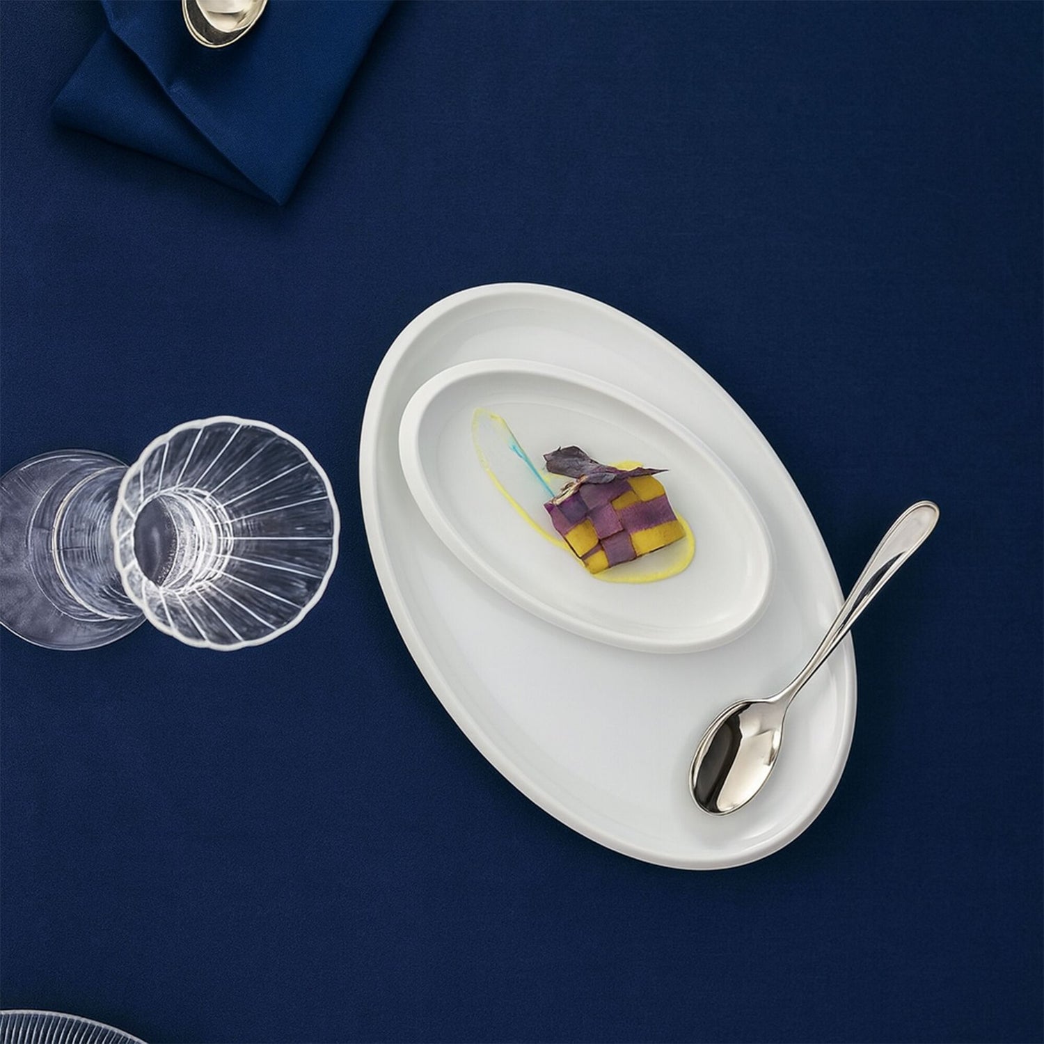 (6 stk.) WMF | SYNERGY - Tallerken - oval - 210x120mm